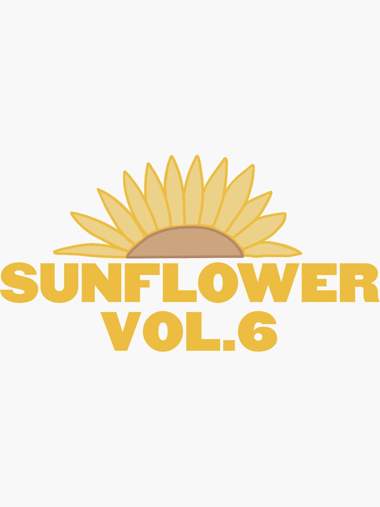"harry styles sunflower vol. 6 sticker fine line" Sticker for Sale by ...