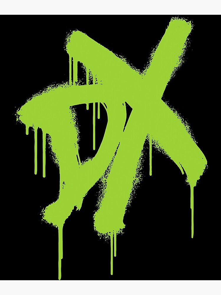 "WWE DX Spray Paint Graphic" Poster by SalimaYoshido | Redbubble