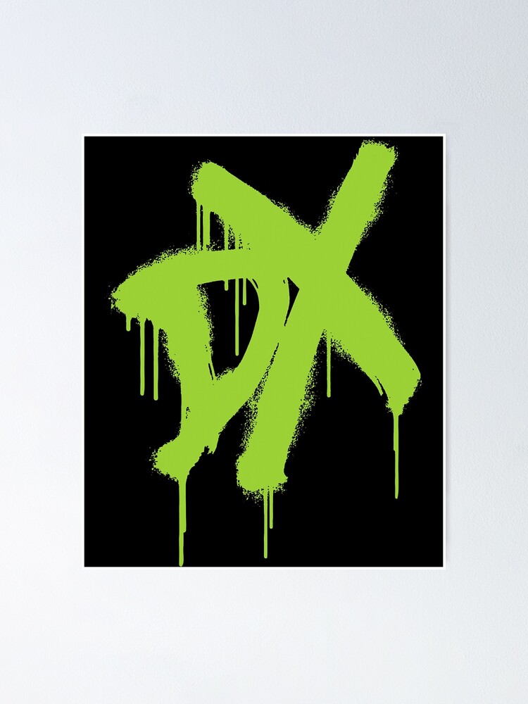 "WWE DX Spray Paint Graphic" Poster by SalimaYoshido | Redbubble