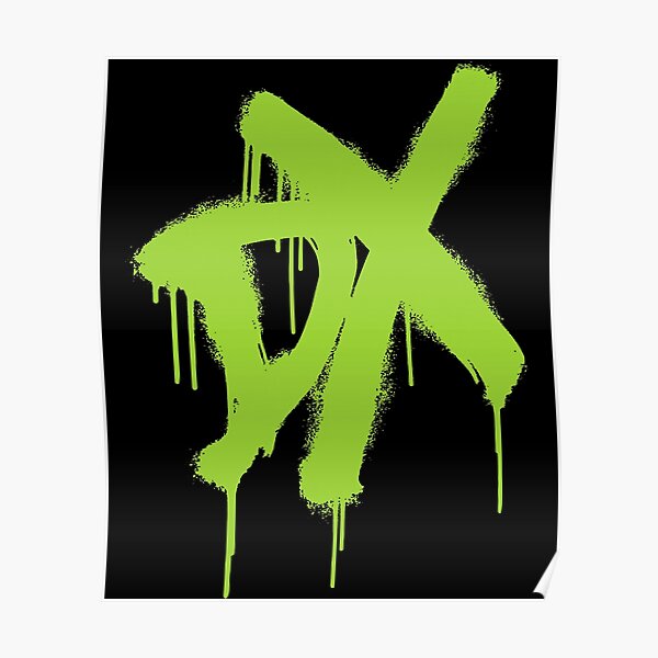 "WWE DX Spray Paint Graphic" Poster by SalimaYoshido | Redbubble