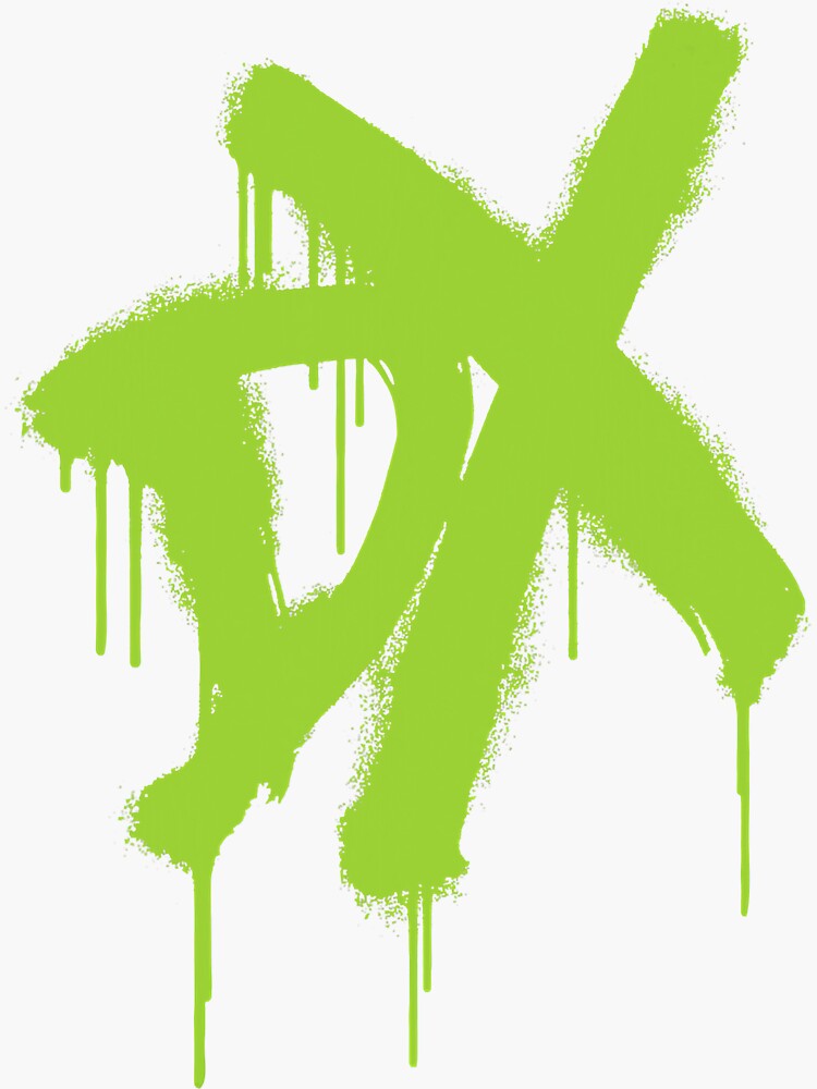Pegatina «Gráfico de pintura en aerosol WWE DX» de SalimaYoshido ...