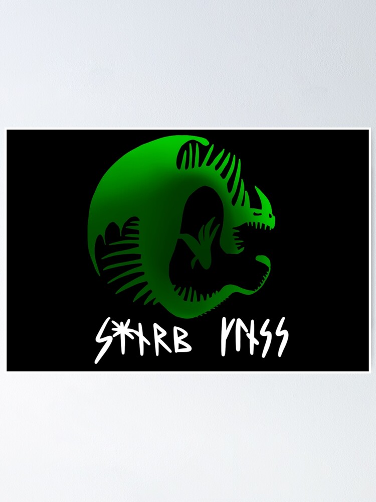 "HTTYD Sharp Class Dragon, with White Font." Poster for Sale by ...