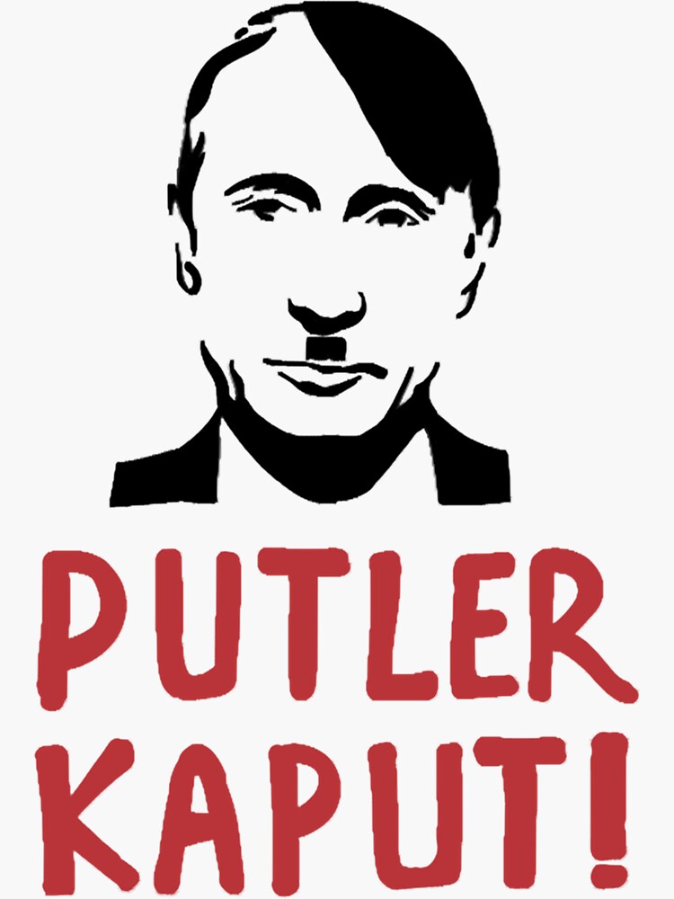 "putler kaput " Sticker for Sale by YuhSportsQ | Redbubble
