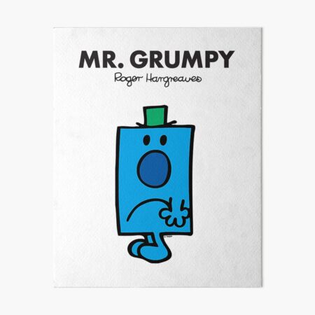 "Mr. Men Mr. Grumpy" Art Board Print for Sale by SalimaYoshido | Redbubble