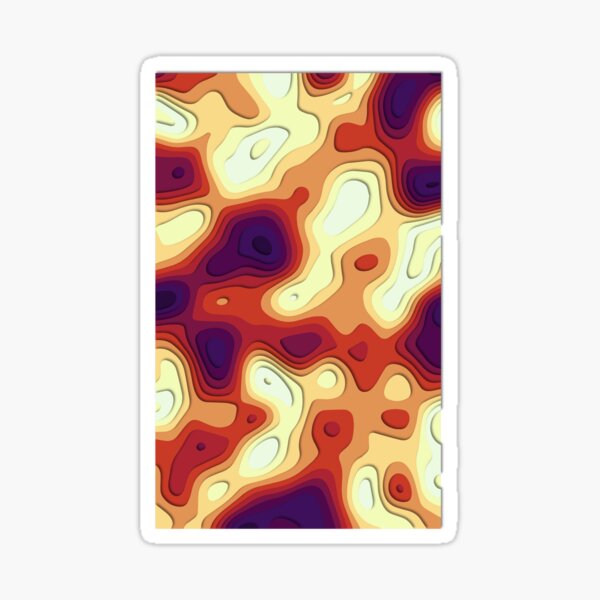 "Papercut style illusion" Sticker by LiscentDesigns | Redbubble