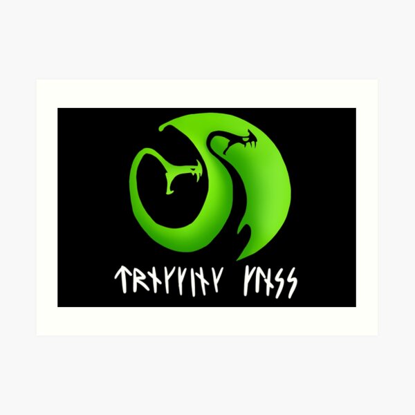 "HTTYD Tracking Class Dragon, with White Font." Art Print by ...