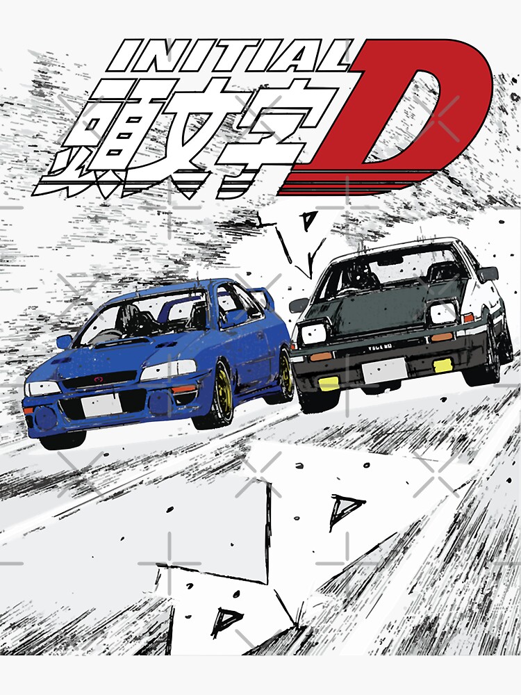 "Women Men Initial D Mountain Tandem Takumi Ae86 Vs Bunta Fujiwara Gc8 ...