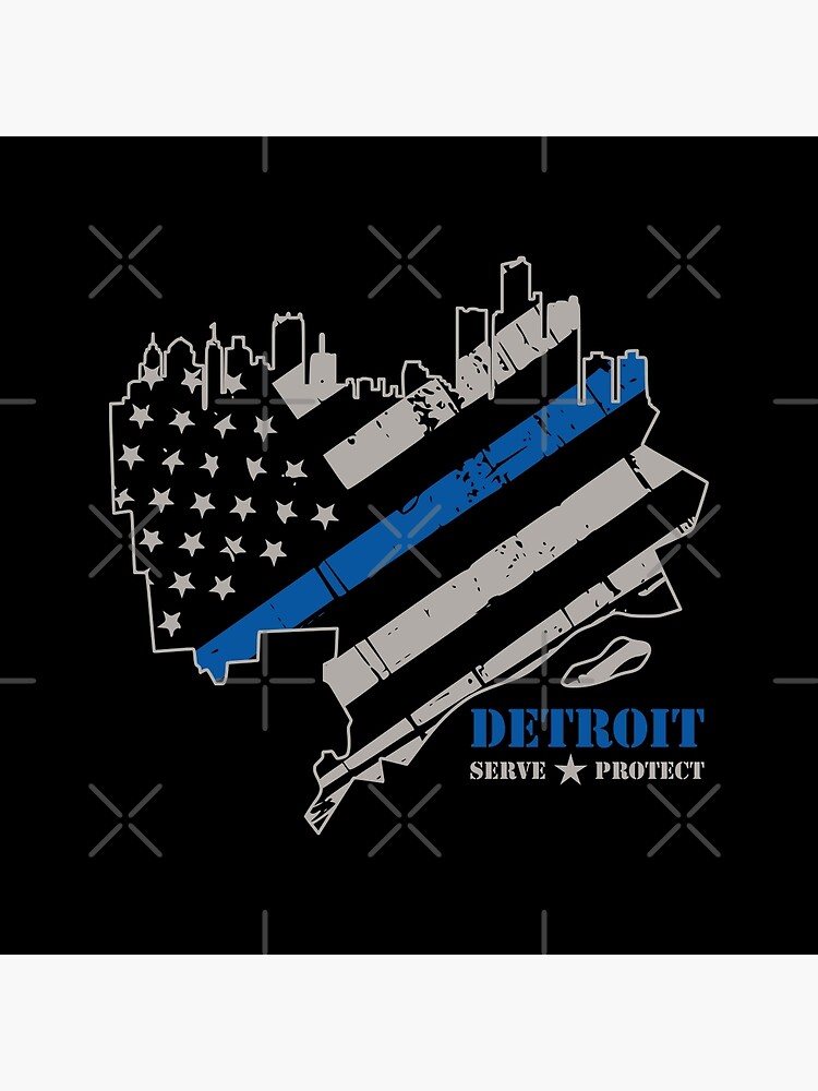 "Detroit Police" Art Print by thedline | Redbubble