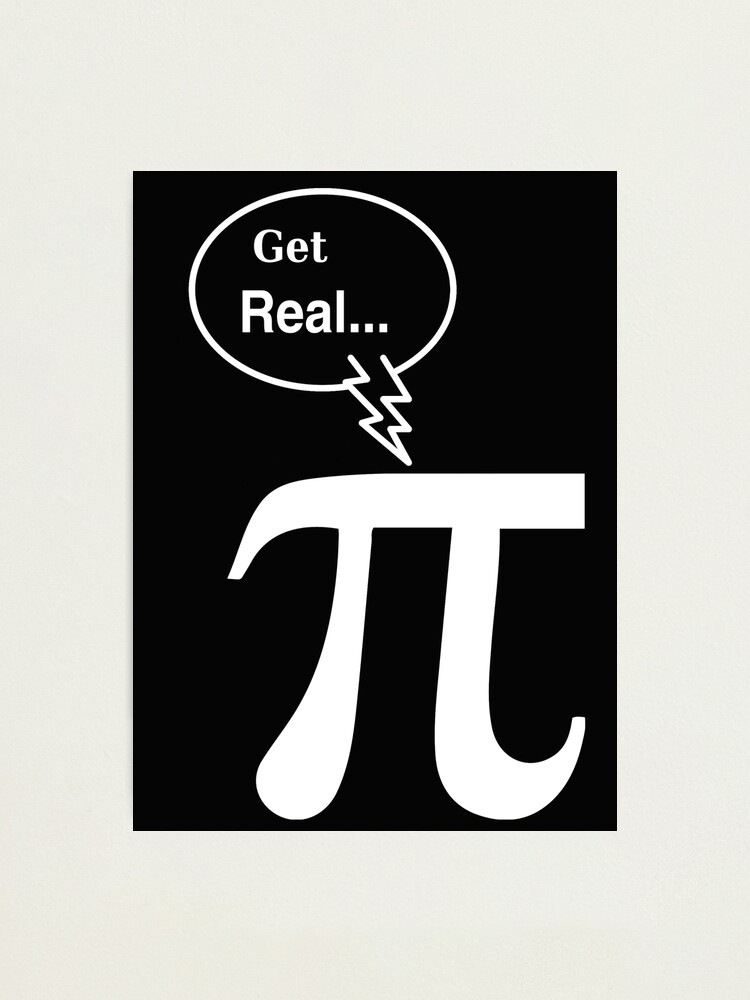 Lámina fotográfica «Be Rational Get Real - ideas de regalos para los ...