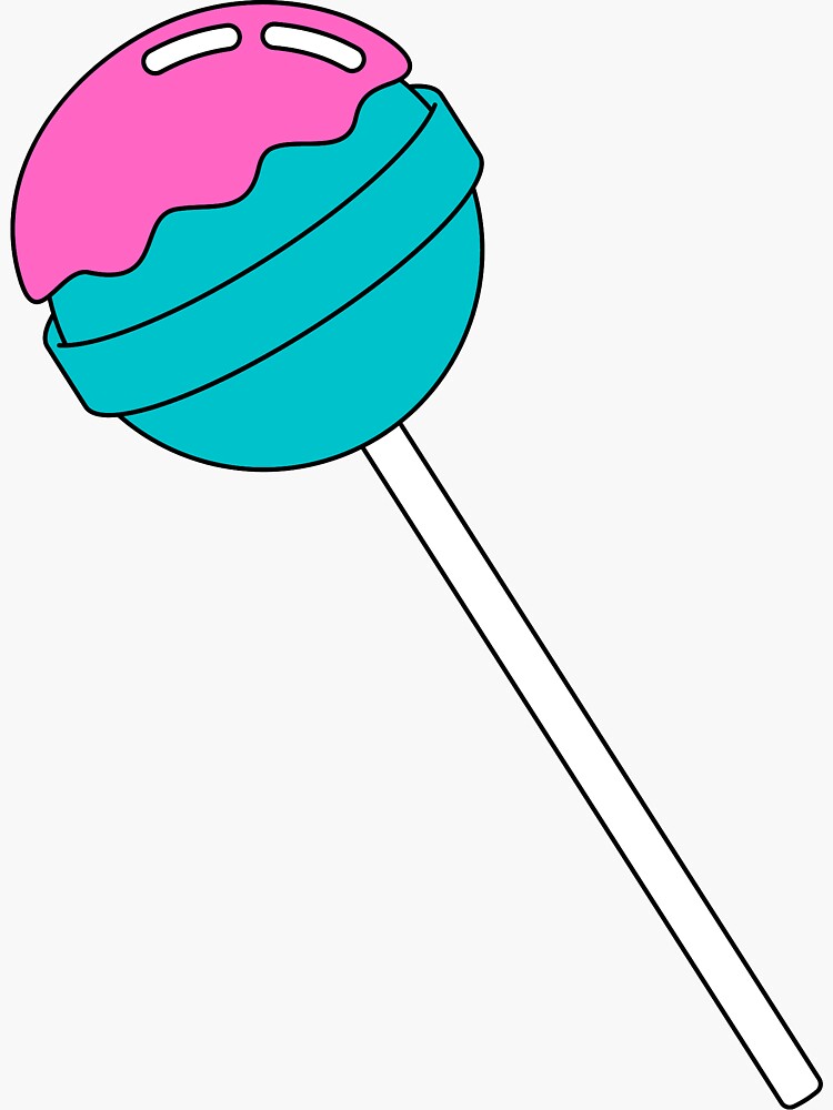 "Retro Lollipop Sticker" Sticker for Sale by annabelszabo | Redbubble