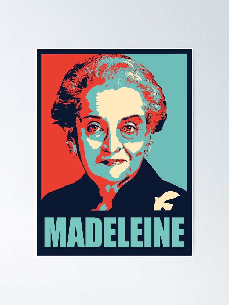 "Madeleine Albright" Poster for Sale by lokielli | Redbubble