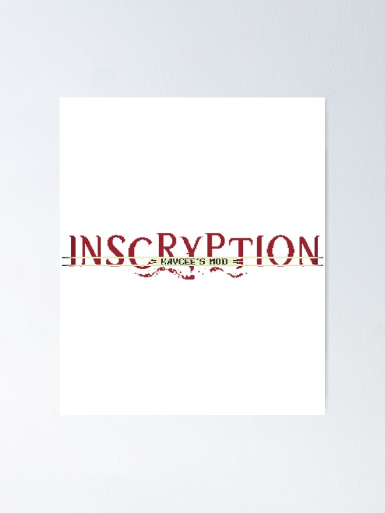 "Inscryption (8)" Poster for Sale by LordOfTheGarm9 | Redbubble