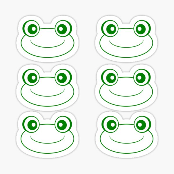 "Happy Frog #2" Sticker for Sale by Momentumist | Redbubble