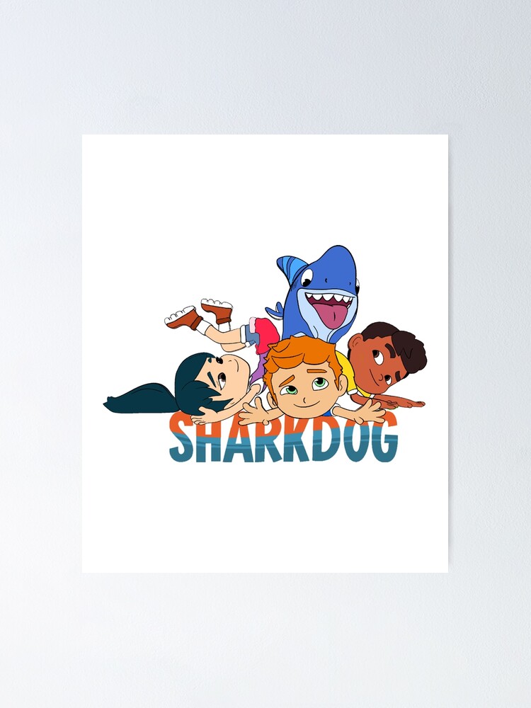 "little sharkdog and friends" Poster for Sale by Julia-Jeon | Redbubble