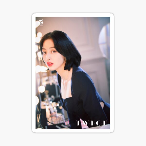 "Jihyo 트와이스 Japan Debut 5th Anniversary Teaser" Sticker by catoro ...