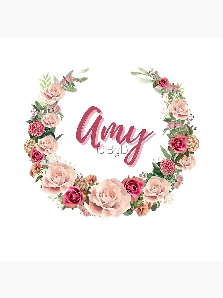 "Amy Name Art" Poster for Sale by OByD | Redbubble