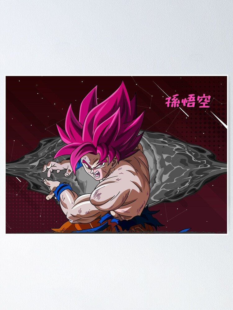 "Goku Super Red Skyfall | Dragon Ball" Poster for Sale by ...