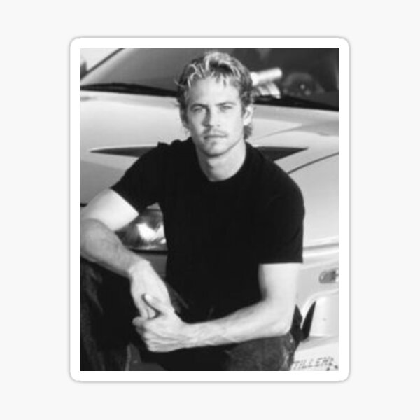 "Paul Walker -ACTOR" Sticker by minafayez | Redbubble