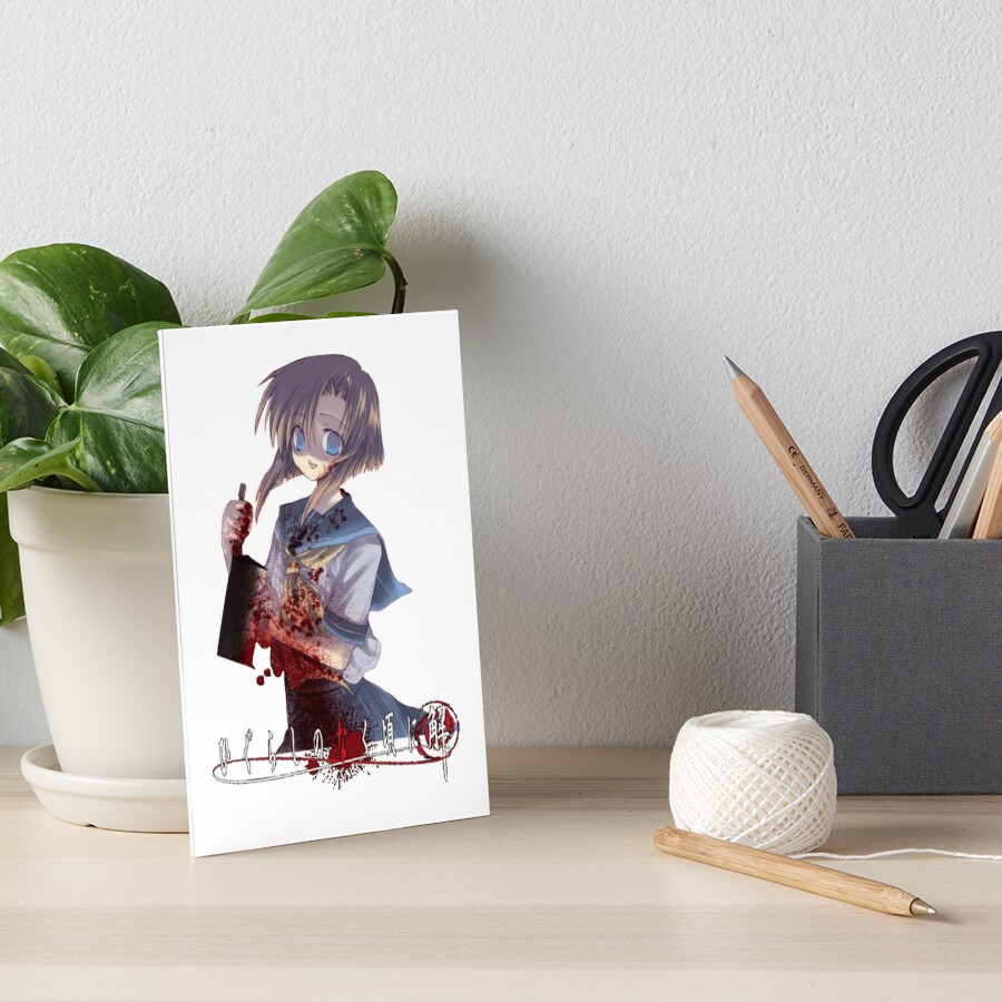 "Higurashi: When They Cry - logo" Art Board Print for Sale by ...
