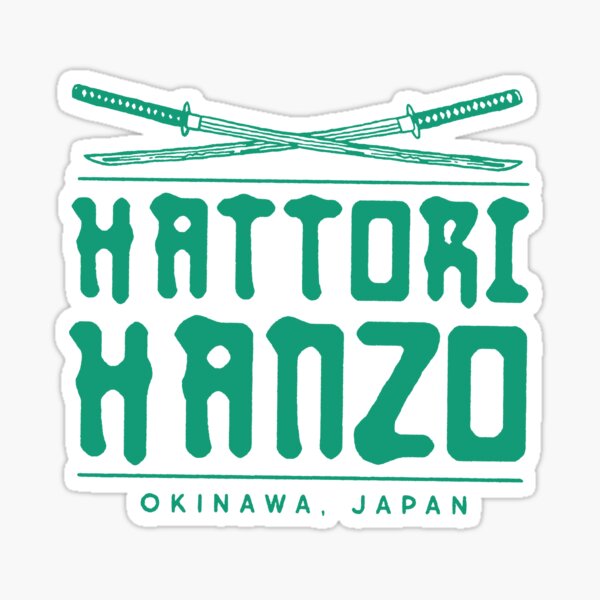 "Awesome Hattori Hanzo Design" Sticker by surikeree | Redbubble