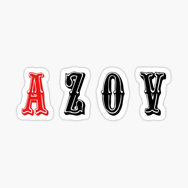 "Azov Stand with Ukraine " Sticker by theminimalzone | Redbubble