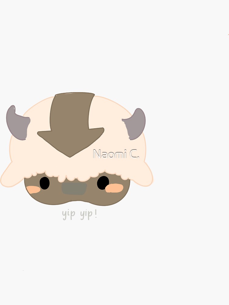 "Appa Sticker " Sticker by naomicreates20 | Redbubble