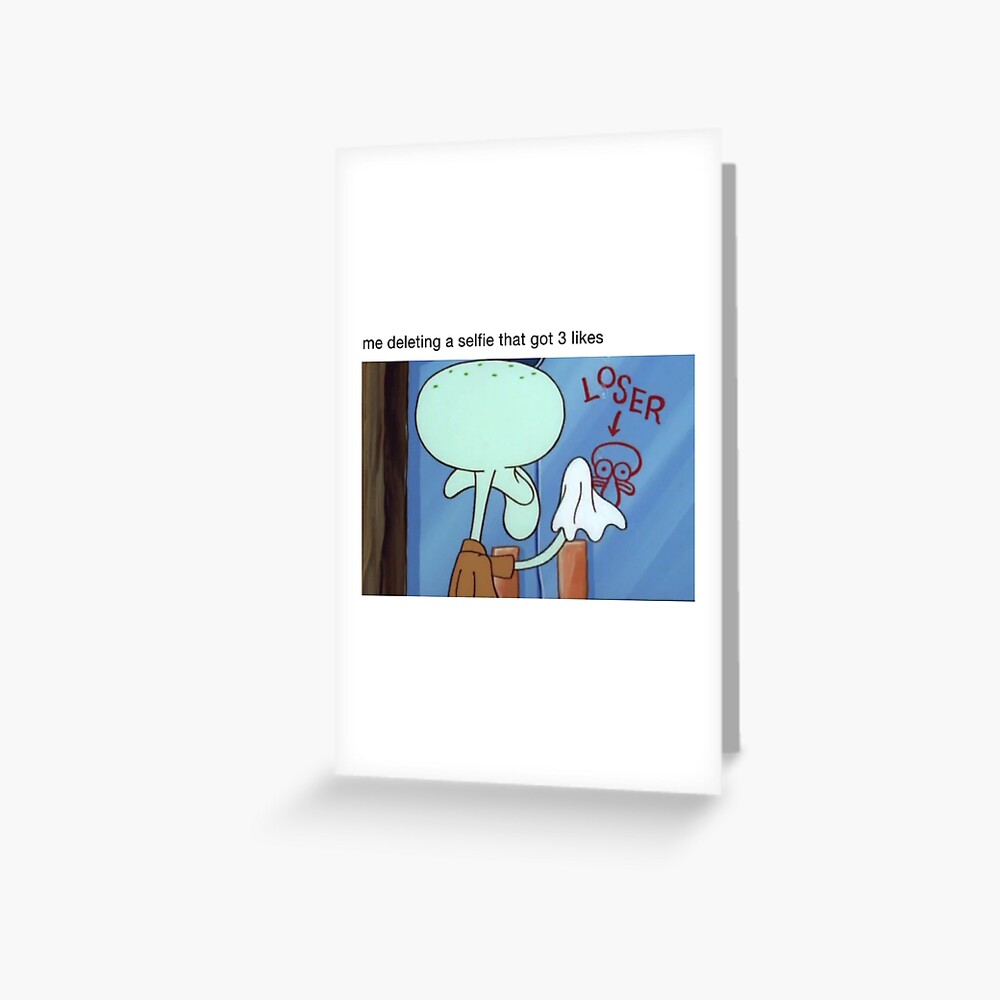 "Squidward" Greeting Card by nusch | Redbubble