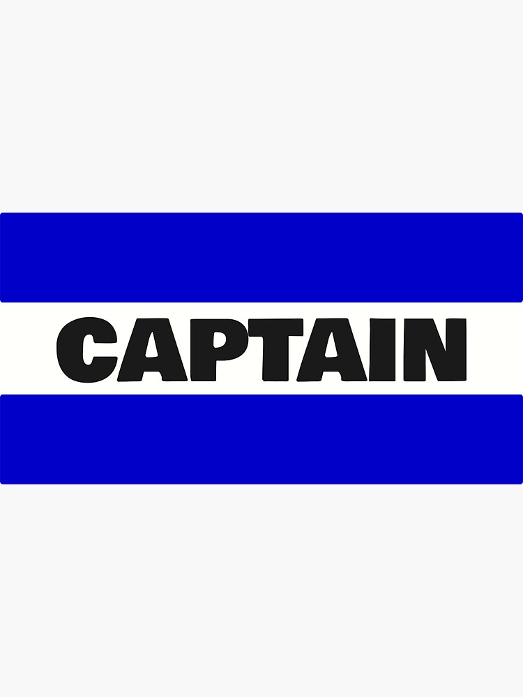 "Captain Football Armband" Sticker by john-ess | Redbubble