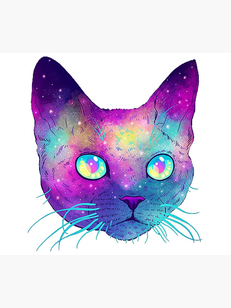 "galaxy Cat" Sticker by Tech-And-Love01 | Redbubble