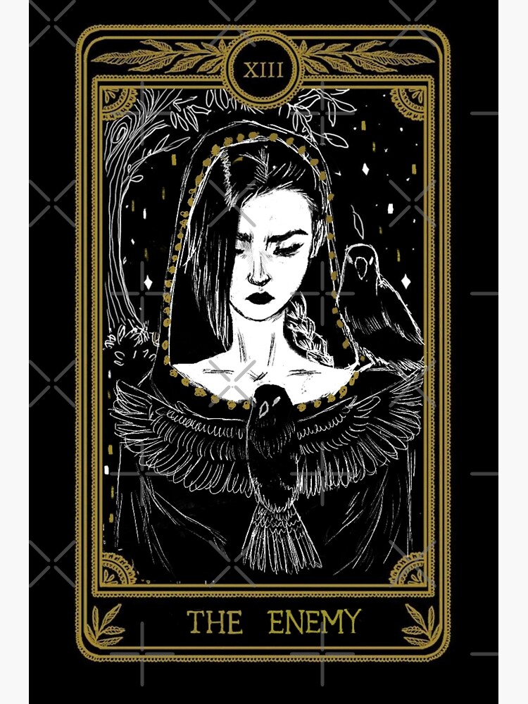 "The Enemy - Jinx Tarot Card Illustration" Sticker by ChiiSandwich ...