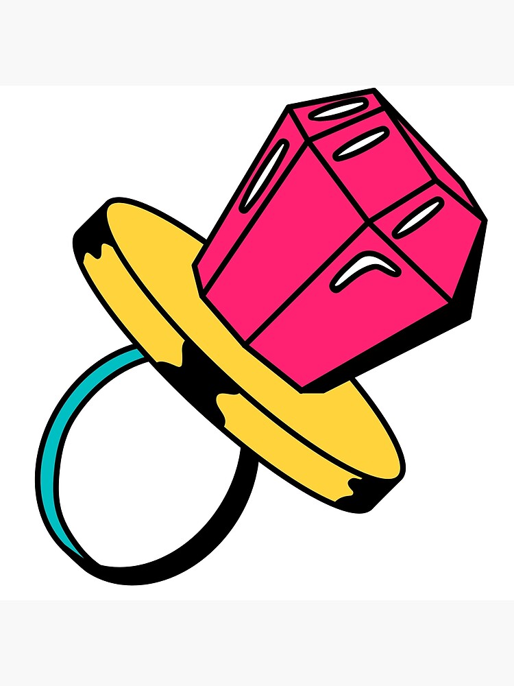 "classic pink 90s candy pattern pack" Poster for Sale by stickers-packs ...