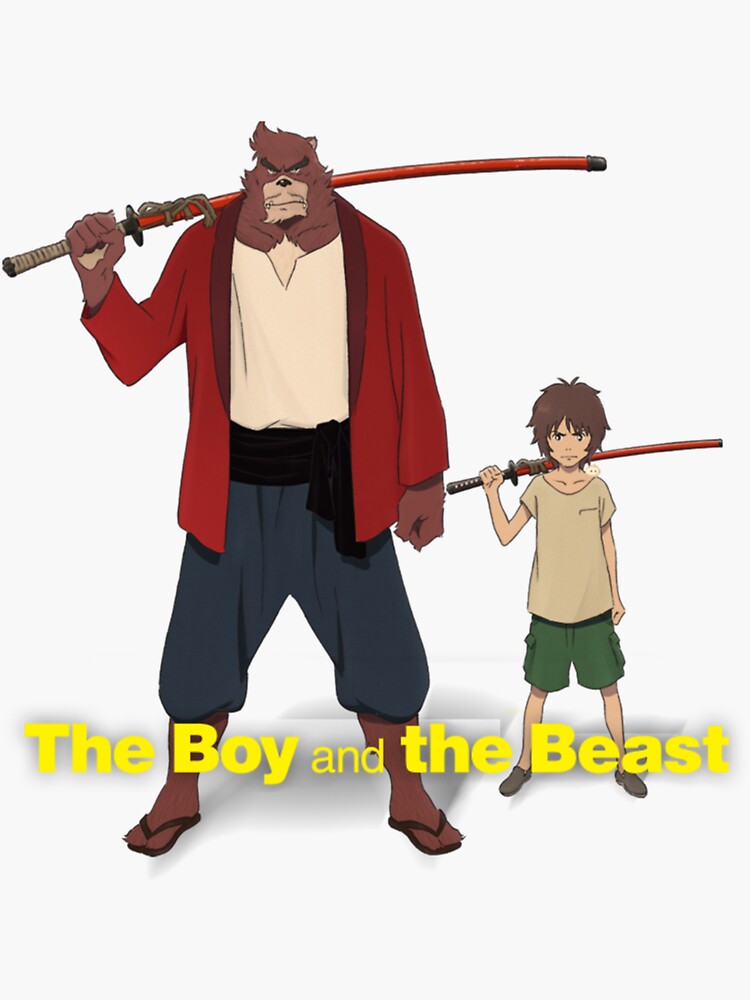 "The Boy and the Beast - logo" Sticker by BaryonyxStore | Redbubble