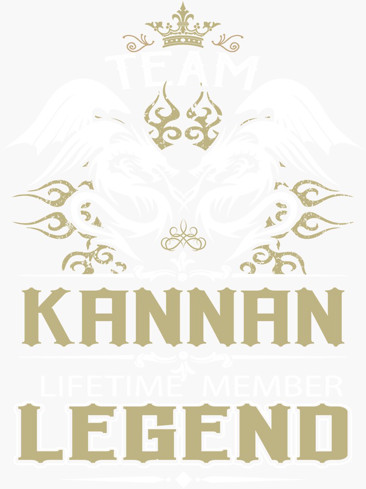 Pegatina «Camiseta con el nombre de Kannan - Camiseta con el artículo ...