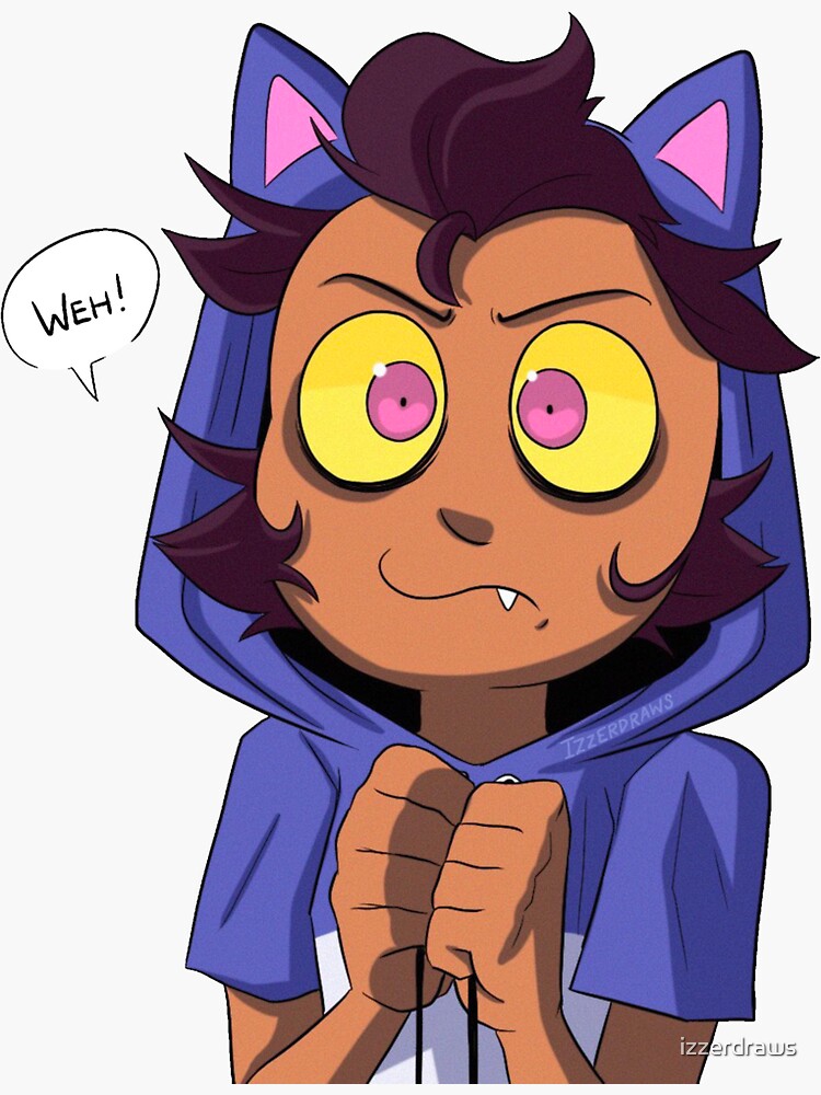 "King Luz" Sticker by izzerdraws | Redbubble