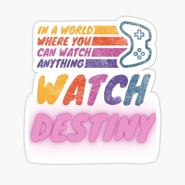"Watch Destiny twitch streamer youtuber" Sticker by SRanabhat | Redbubble