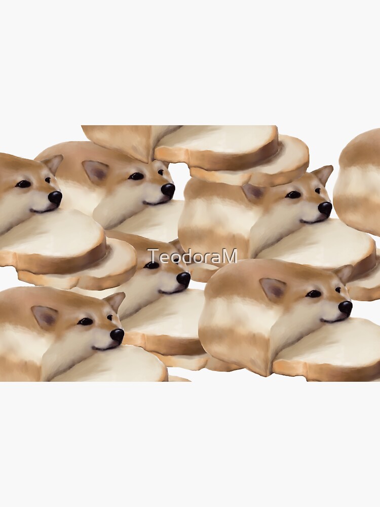 "Bread Doge" Sticker by TeodoraM | Redbubble