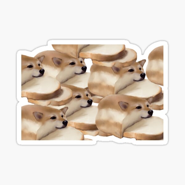 "Bread Doge" Sticker by TeodoraM | Redbubble