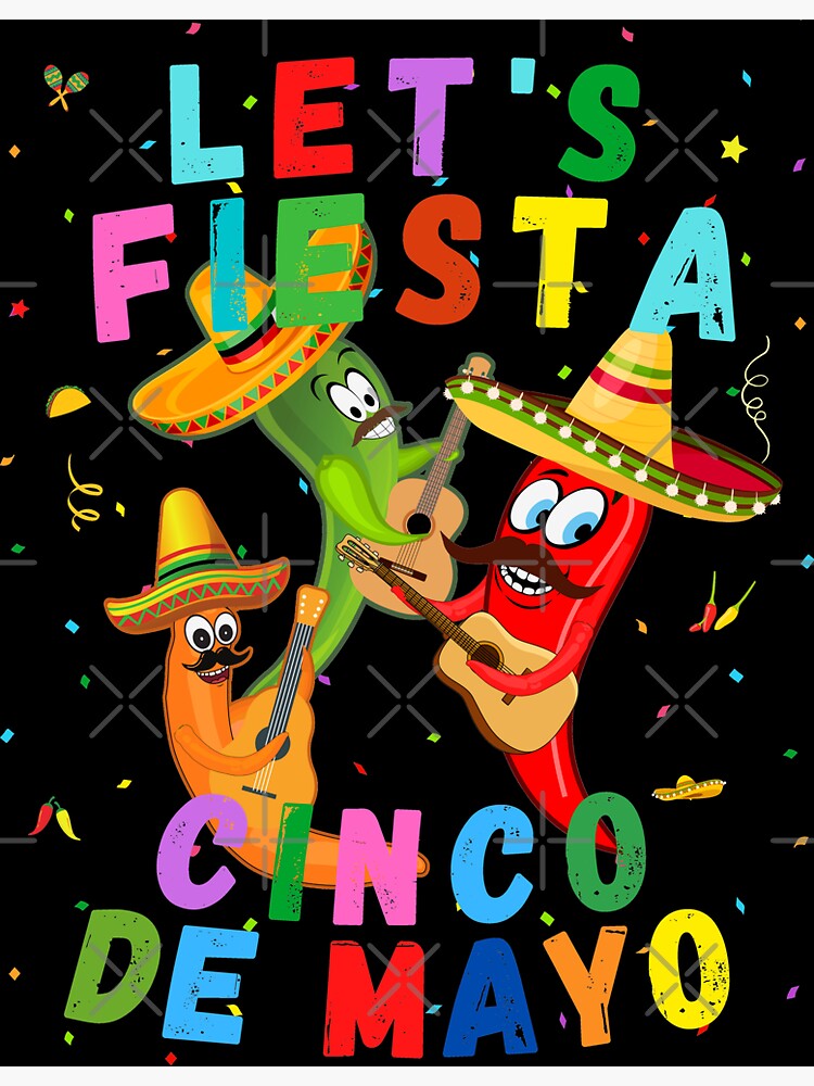 "Lets Fiesta Cinco De Mayo " Sticker by yococo | Redbubble