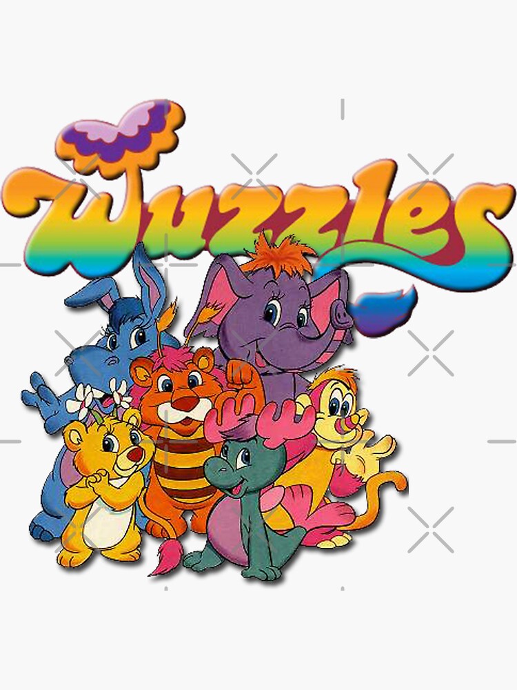"Wuzzles" Sticker for Sale by MoGlow16 | Redbubble