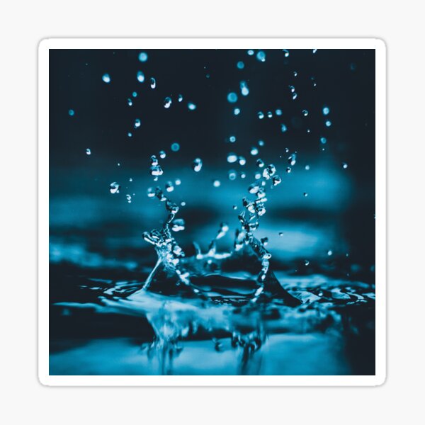 "water drop" Sticker for Sale by BlackEagle56883 | Redbubble