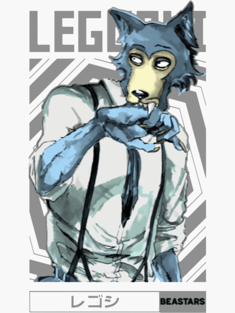 "Beastars .Legoshi = Beastars = Manga style desing Classic ." Sticker ...