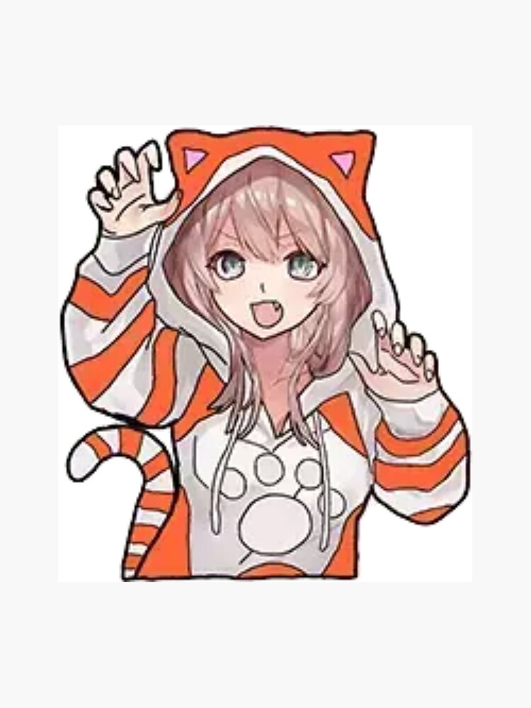 "Marsey Cat Girl" Sticker by MarseyCat | Redbubble