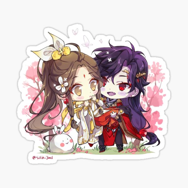 "Chibi TGCF" Sticker by hermanmargaret | Redbubble