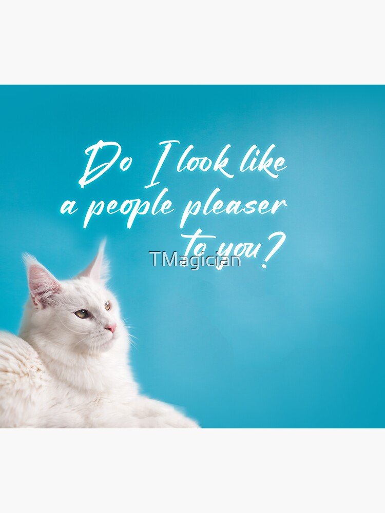 "Cat boss" Sticker by TMagician | Redbubble