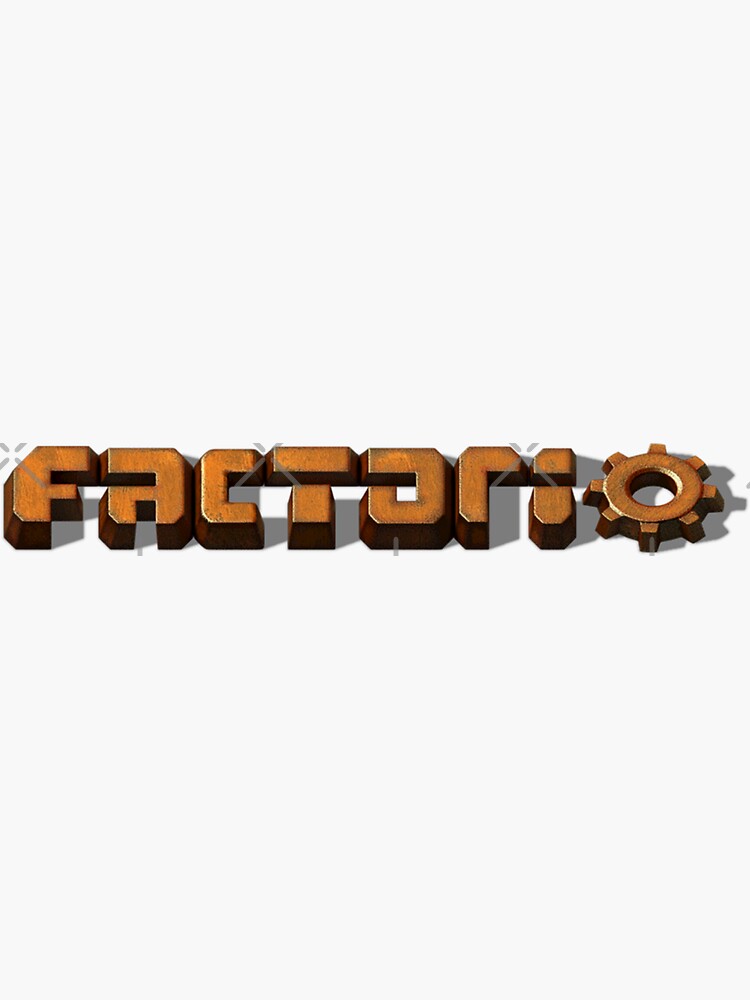 "factorio" Sticker by khaledhinnawi | Redbubble
