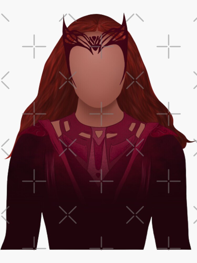 "wanda" Sticker for Sale by marvelposters | Redbubble