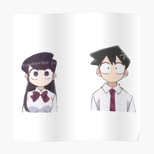 "Komi and tadano chibi - komi cant communicate " Poster by Akuma-san ...