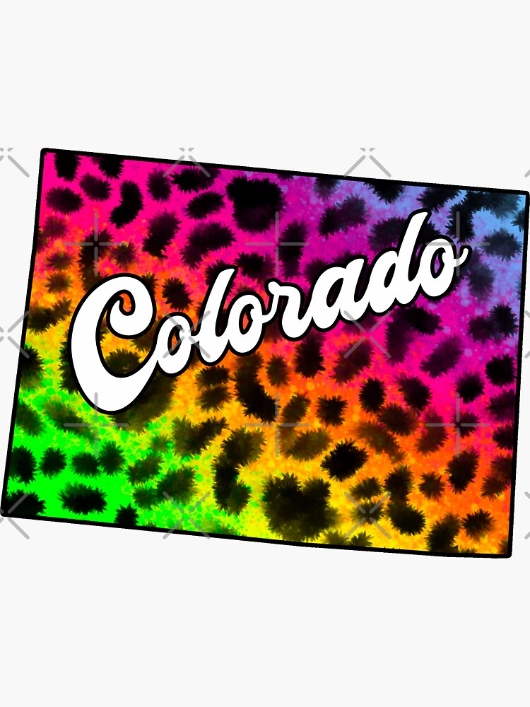 " Colorado State Border" Sticker for Sale by Tremendo | Redbubble