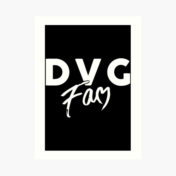 "Dad V Girls Merch DVG Logo" Art Print for Sale by ElbaSoft | Redbubble