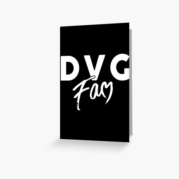 "Dad V Girls Merch DVG Logo" Greeting Card by ElbaSoft | Redbubble